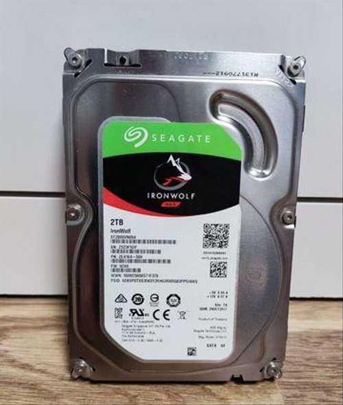 Жёсткий диск NAS Seagate IronWolf 2 tb