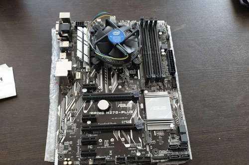 Asus prime h270 plus на 6 карт