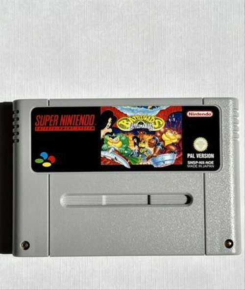 Игра для snes PAL battletoads battlemaniacs