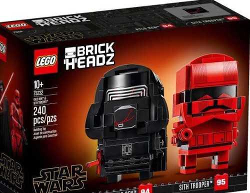 75232 Lego Brick Headz Star Wars Кайло рен и Штурм