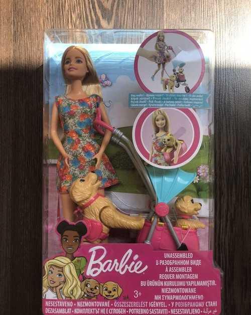 Набор игровой Barbie Прогулка со щенками