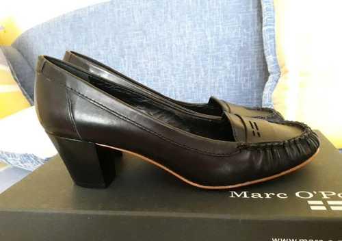 Туфли Marc O"Polo, новые, 37р. нат. кожа, черные