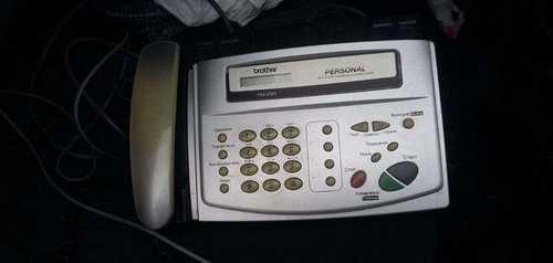 Телефон С факсом Факс Brother FAX-T76