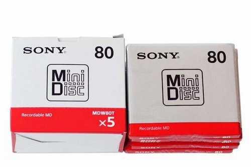 Новые минидиски MD Hi-MD Sony