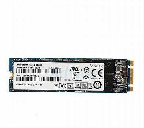Ssd x400 m.2 2280 128gb sandisk