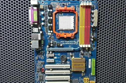 AM2+ gigabyte GA-M52L-S3P (nForce 520 LE DDR2 деф)