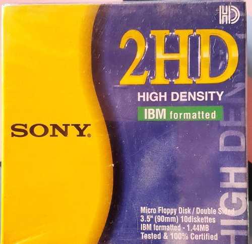 Дискеты 1.44 мв MF 2 HD - 3.5, фирмы Sony новые