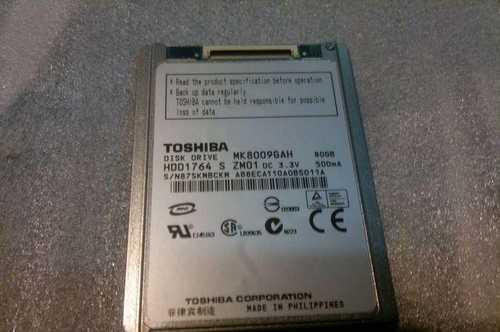 Toshiba mk8009gah (80 gb ZIF 1.8 )