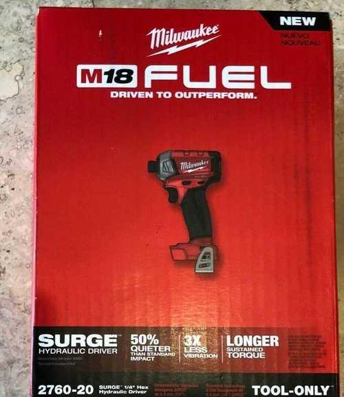 Винтоверт Milwaukee Fuel 2760-20 Surge Новый