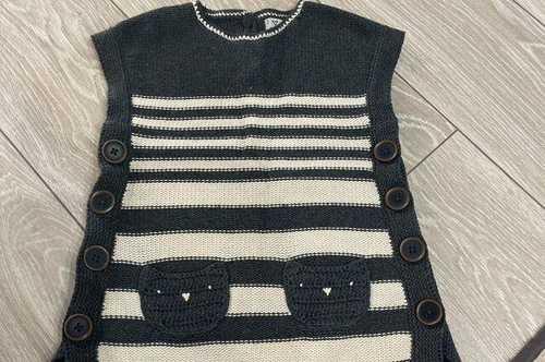 Платье next, туника, жилет