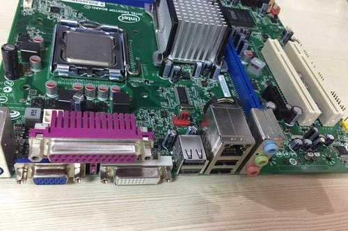 Материнская плата Intel DG41TX(DDR3) +процессор