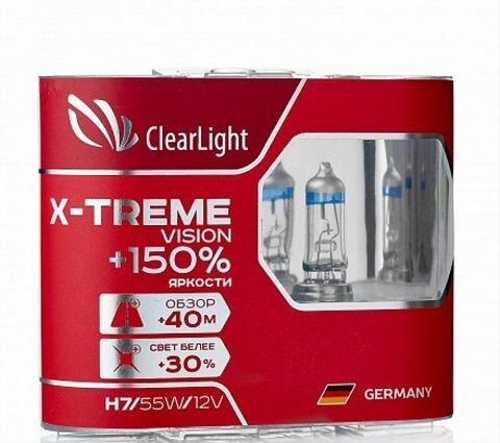 Галогеновые лампы Clearlight H7 12V 55w X-treme Vi