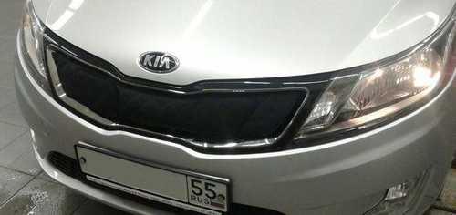 Утеплитель на решетку радиатора KIA