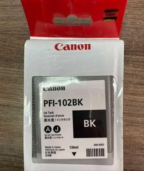 Canon PFI-102BK