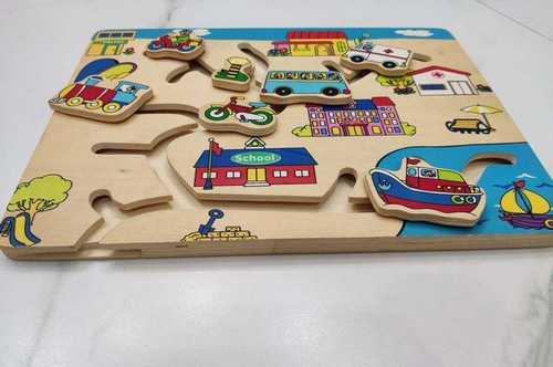 Развивающая игрушка, деревянная игрушка "Лабиринт"