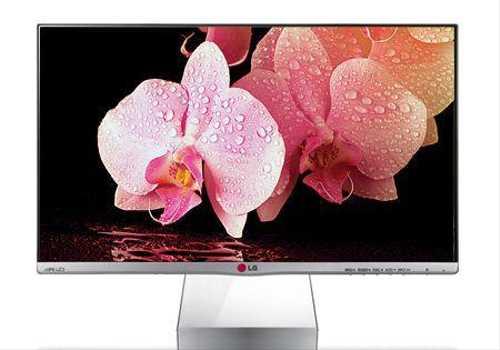 Монитор LG 24MP76HM-S 23.8", черный и серебристый