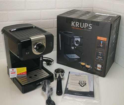 Кофемашина рожкового типа Krups Opio XP320830
