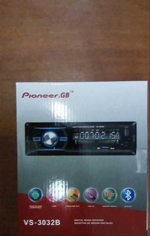 Магнитола pioneer.GB (BT) VS-3032 B