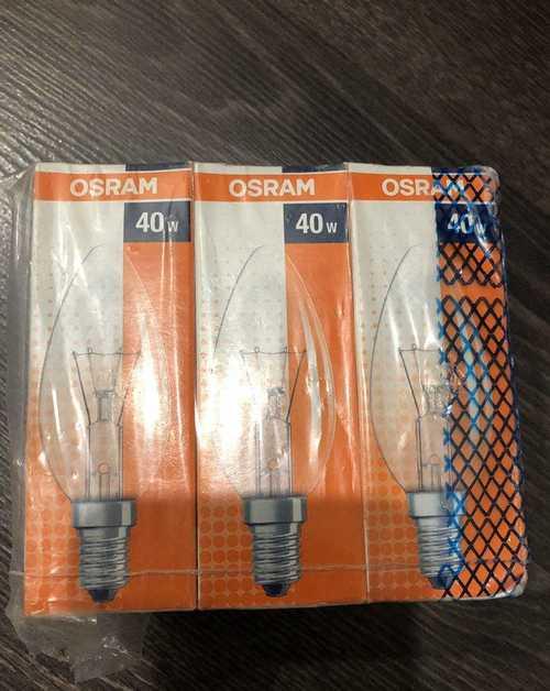 Лампочки накаливания 40W E14 7 шт. Osram