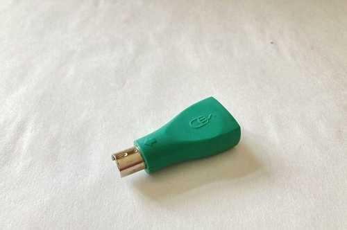 Переходник USB PS/2 (f) - USB A(m)