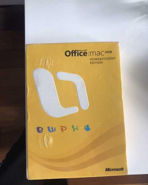 Office Mac 2008 новый в запечатанной коробке