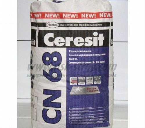 Ceresit CN 68 Самовыравнивающаяся смесь 25 кг