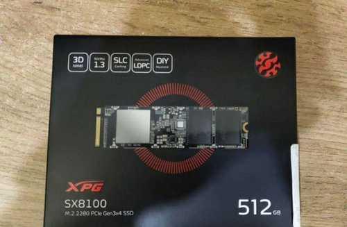 Ssd m2 nvme adata xpg sx8100 512gb