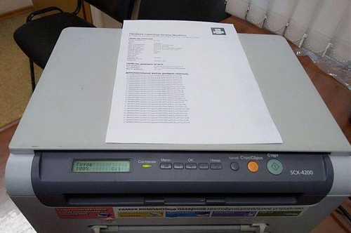 Б/у лазерное мфу Samsung SCX-4200