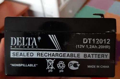 Аккумулятор Delta DT12012
