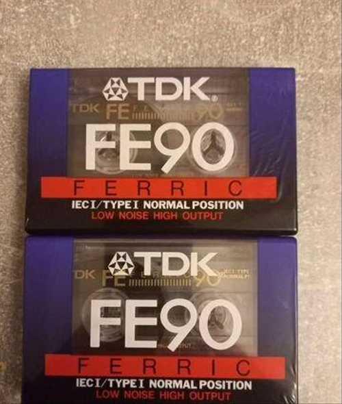 Аудиокассеты TDK FE90 ferric