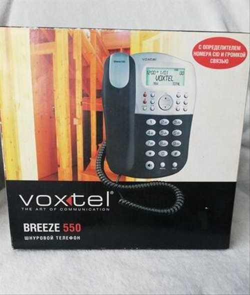 Проводной телефон voxtel breeze 550