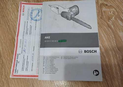Цепная электропила bosch AKE 40-19S