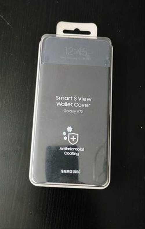 Чехол-книжка Samsung Smart S View Wallet Cover A72