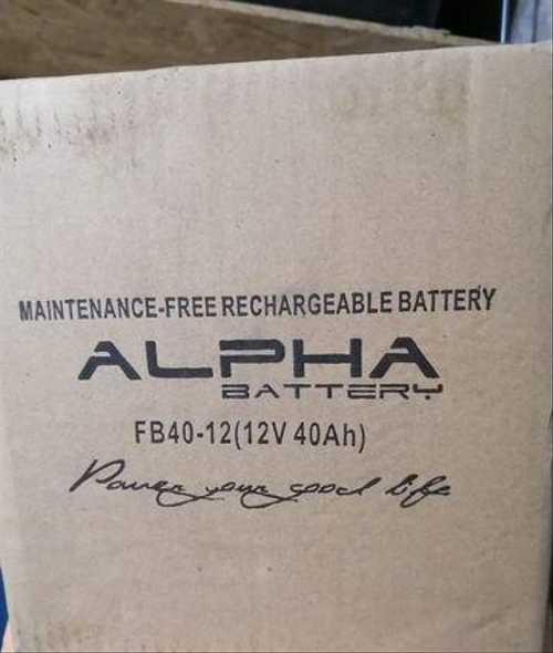 Аккумулятор alfa Battery FB 40-12 (12V / 40Ah)