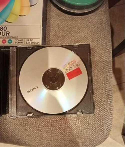 Пустые диски для записи DVD+RV