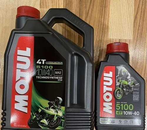 Motul 5100 10w40 масло моторное мото