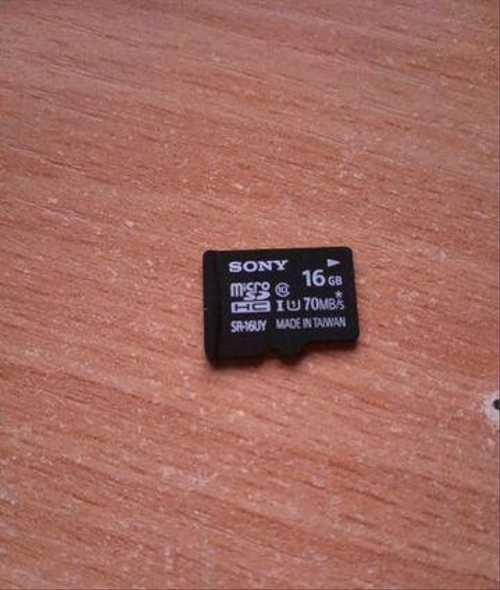 Micro SD sony 16 GB