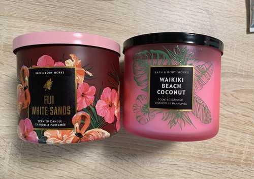 Свечи bath and body works fiji white sands waikiki