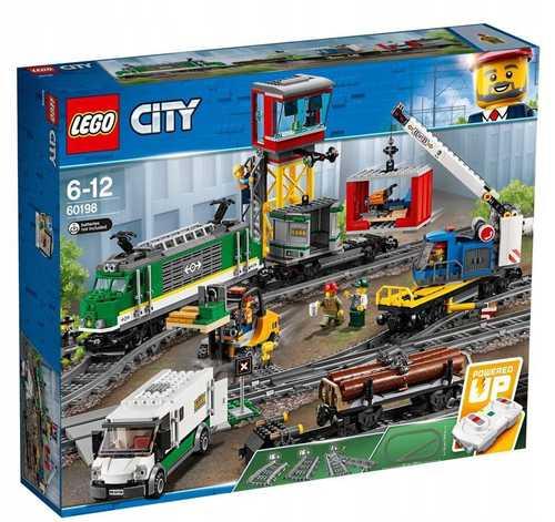 Lego City 60198 Грузовой поезд Новый