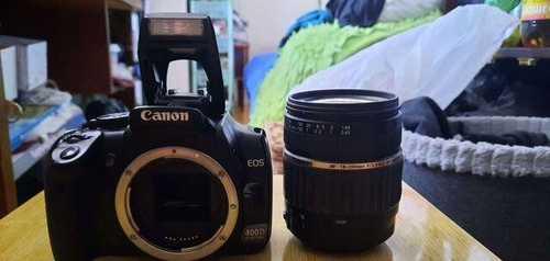 Зеркальный фотоаппарат canon+tamron 18-200mm