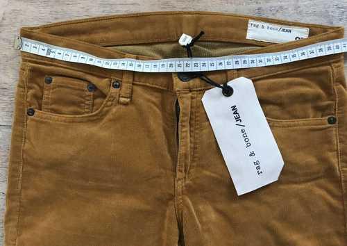 Rag&Bone оригинал джинсы новые вельвет горчичн. 27