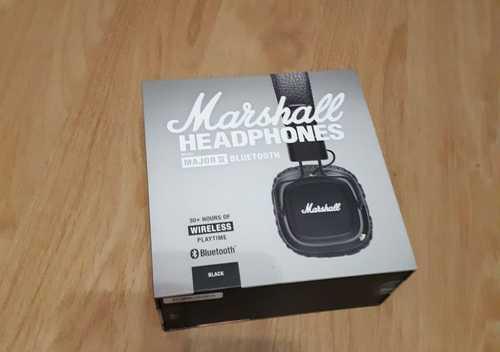 Коробка от наушников Marshall major2