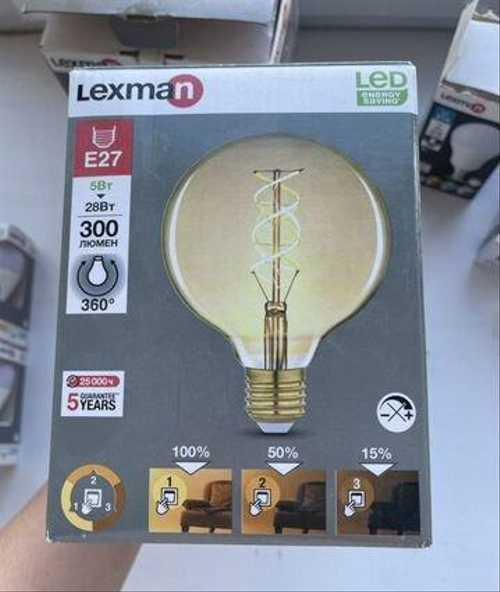 Лампа светодиодная со спиральной «нитью» lexman