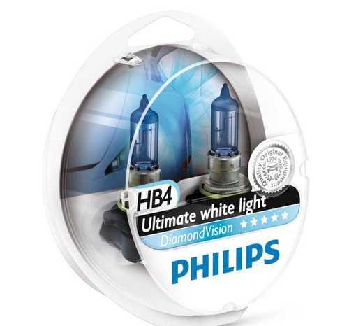 Лампы галоген philips HB4 Diamond Vision