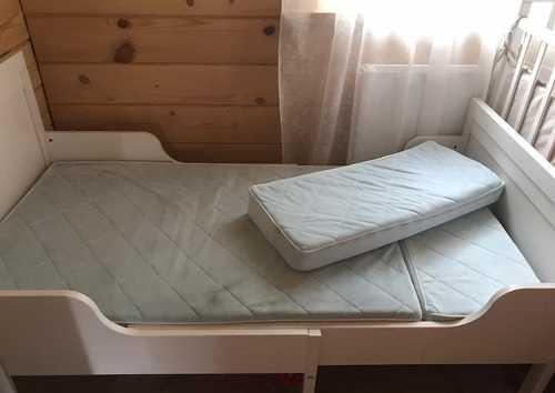 Матрас для детской раздвижной кровати IKEA vyssa