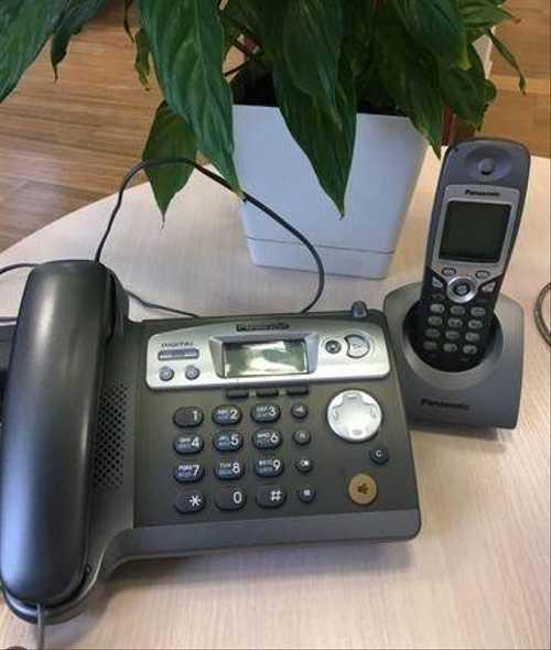 Телефон Panasonic KX-TCD540RUM + радио трубка