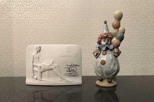 Lladro фарфоровая статуэтка Маленький клоун