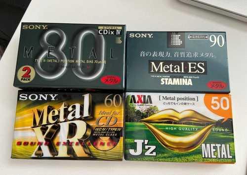 Аудиокассеты Sony Metal (type IV) Япония
