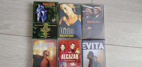 Коллекция Аудио кассет 6 штук - Mega Dance, Dido