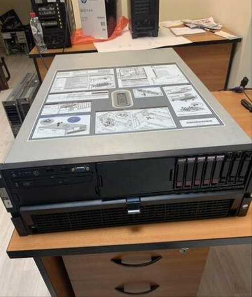 Сервер 3. HP ProLiant DL580 G5 4х4х2.4GHz 16Gb Ram